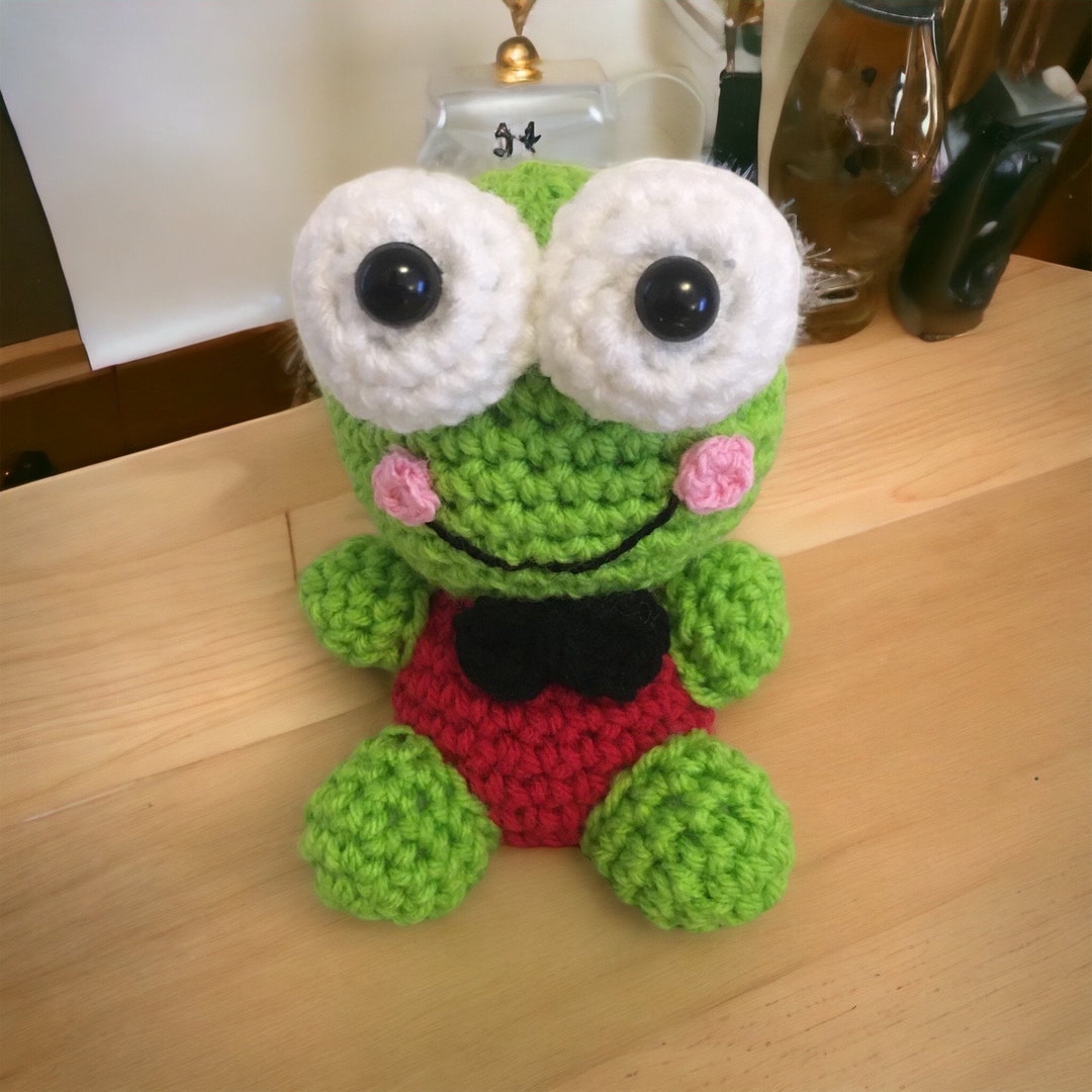 Handmade Crochet Keroppi - Etsy