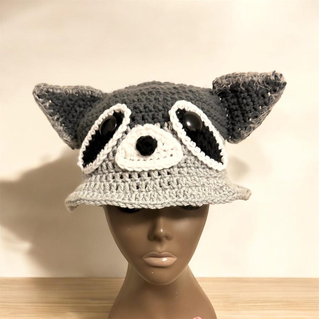 Raccoon Bucket Hat - Etsy