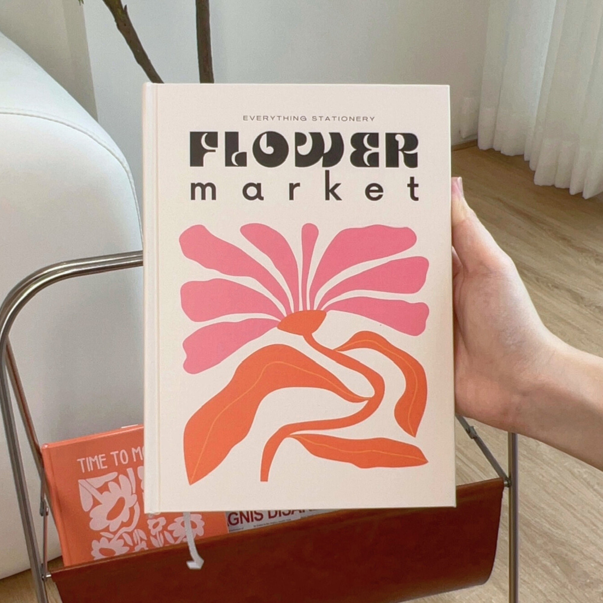 Flower Collection Journal – Elegant Book Cover Design With 160 Pages of ...