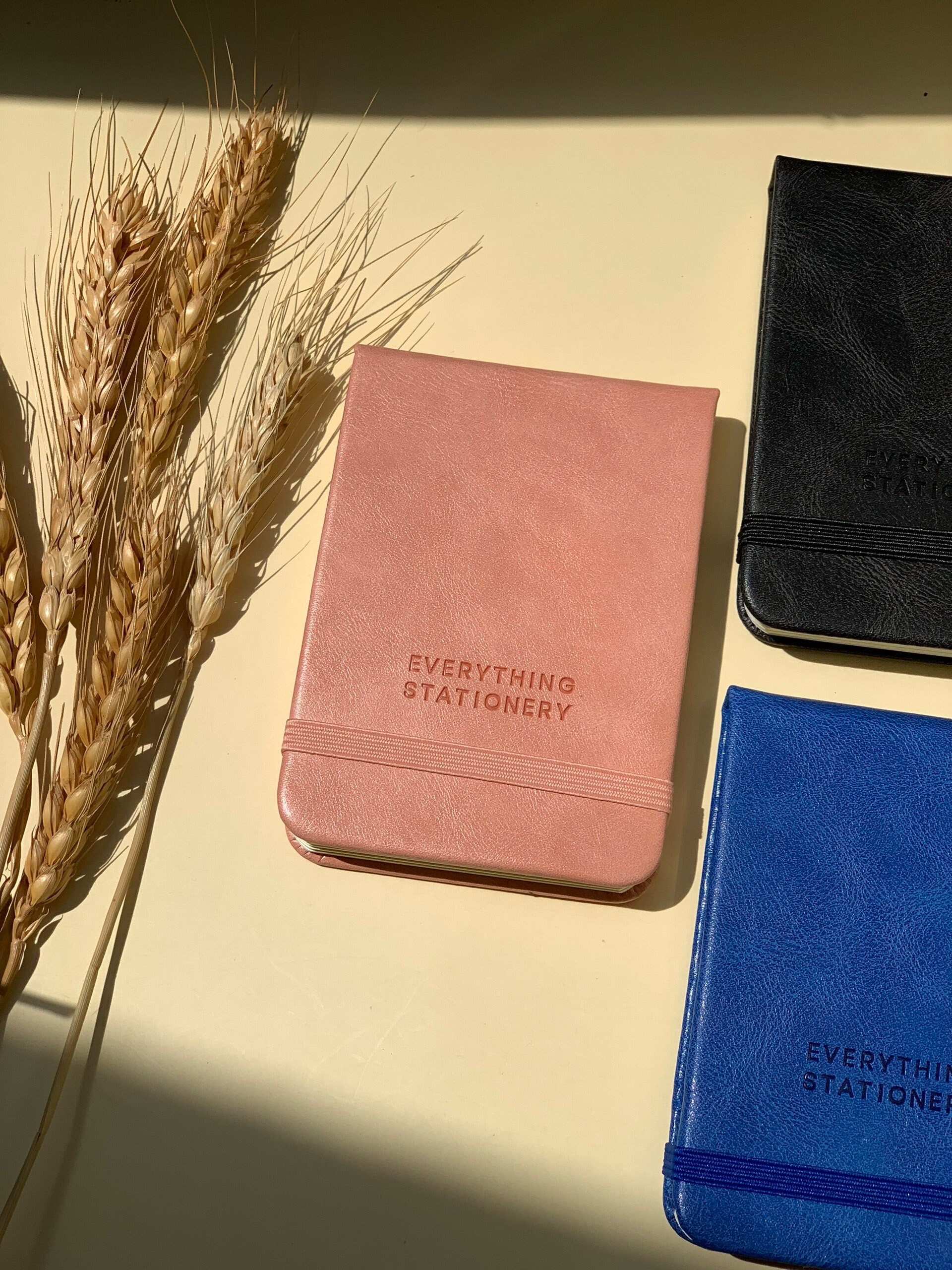 Premium Leather Pocket Notepad – Minimalist Design in 3 Colors With ...