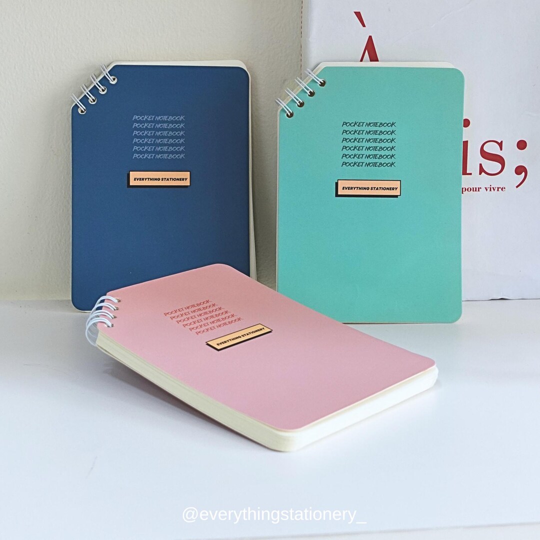 A6 Pocket Notebook – Unique Shaped Small Notebook for Big Gifts ...