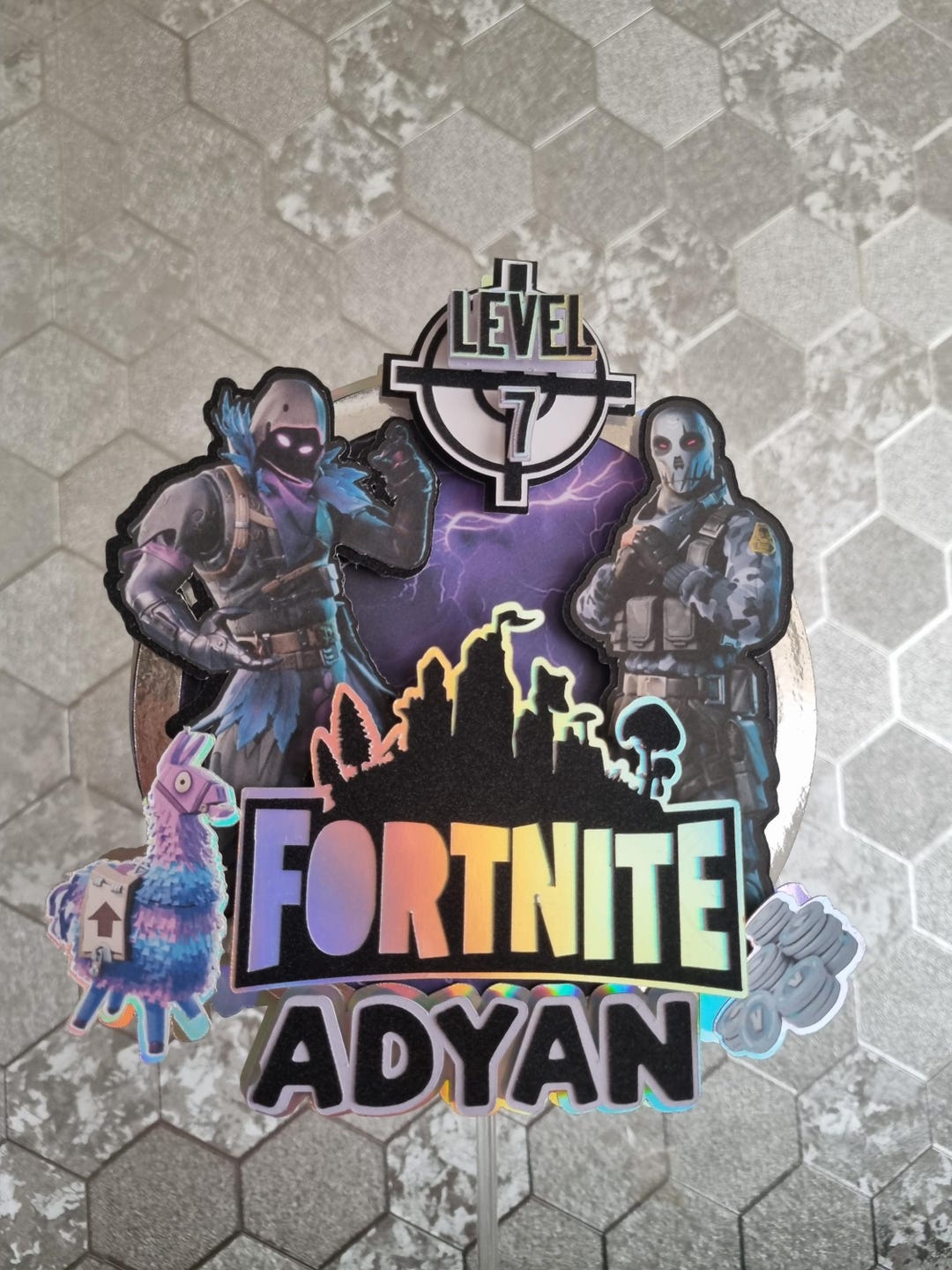 Personalised Gamer 3D Cake Topper the Raven Gamer Birthday - Etsy