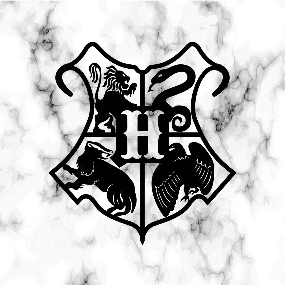 Metal Wizard School Crests: Laser Cut Steel Wall Art - Etsy