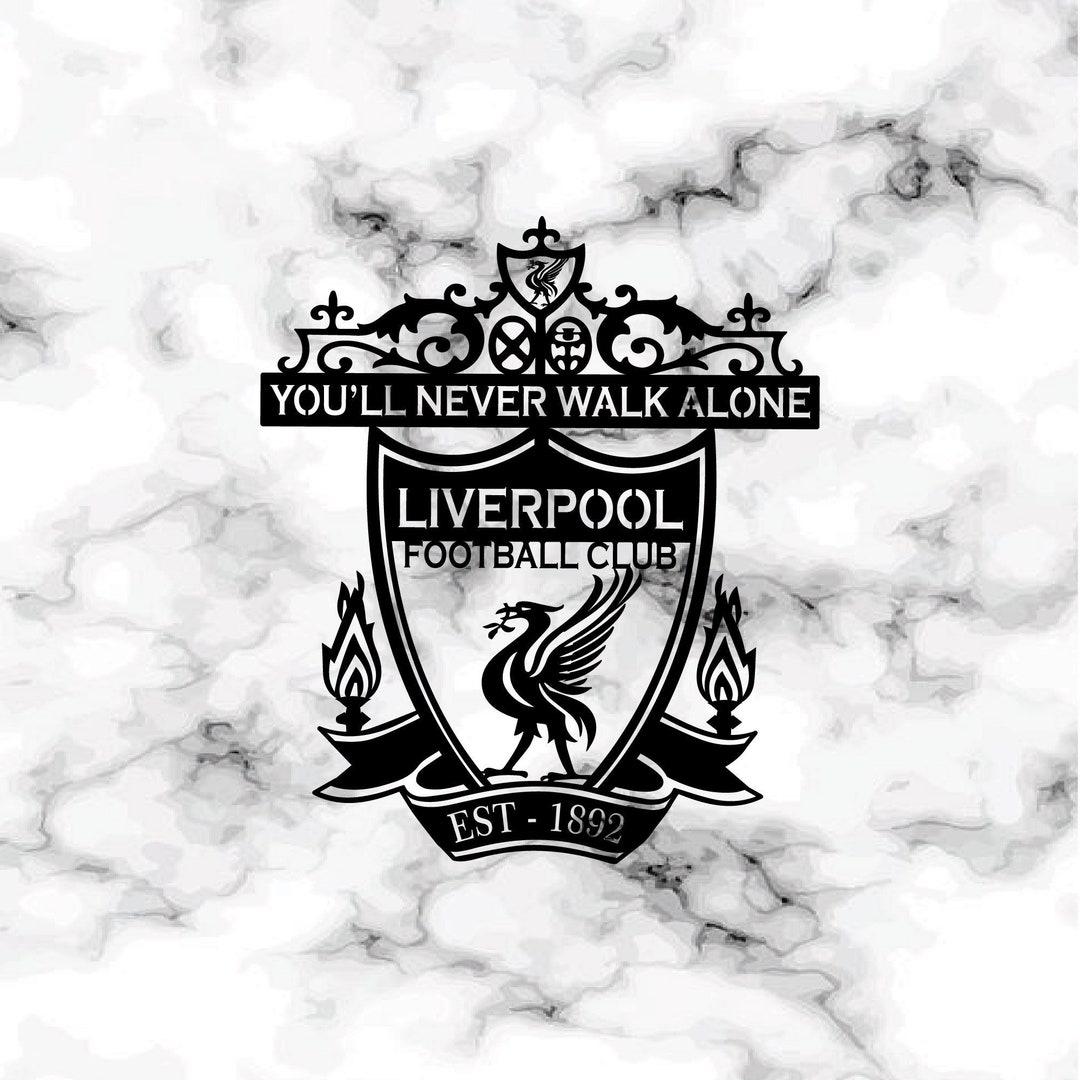 Liverpool FC Metal Wall Art, You'll Never Walk Alone Metal Wall Sign ...