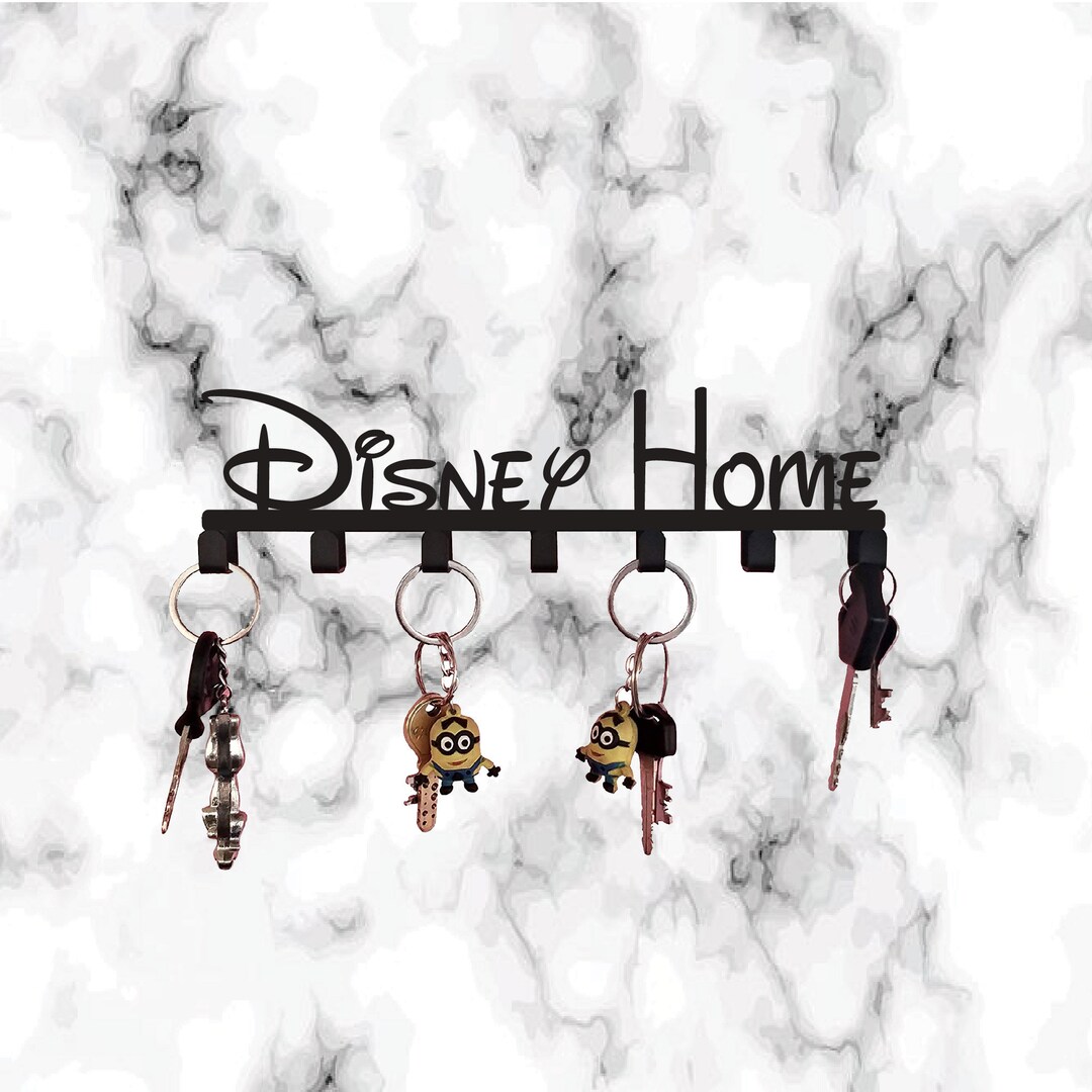 Metal Disney Home Key Holder Mickey Key Hangers Disney Castle Key ...