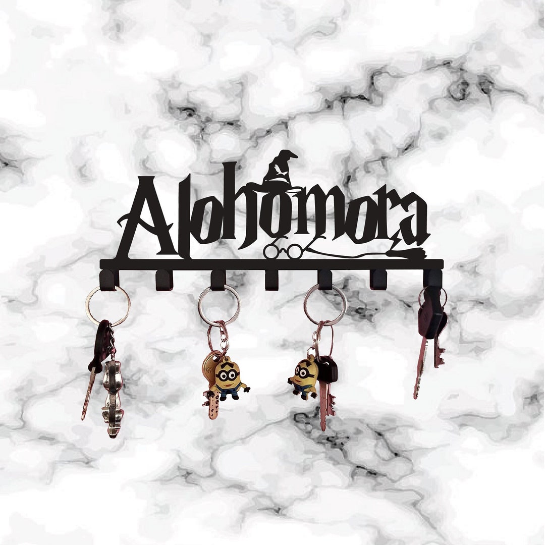 Metal Alohomora Key Hook | Alohomora Key Holder | Alohomora Metal Sign ...