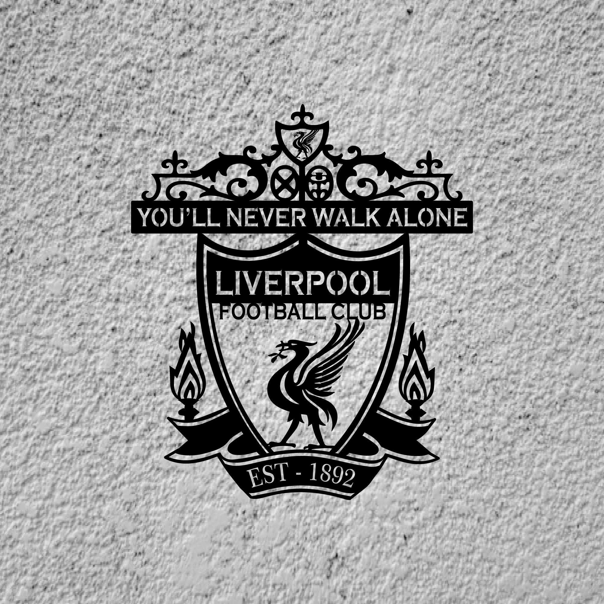 Footie Gifts Liverpool Metal Retro Logo Sign, 59% OFF