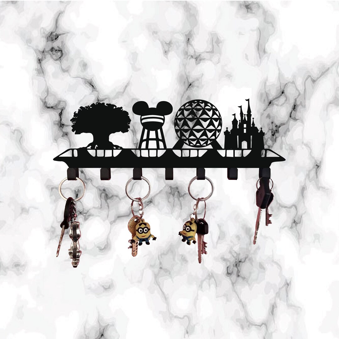 Metal Disney Parks Key Holder - Mickey Key Holders - Disney World Key ...