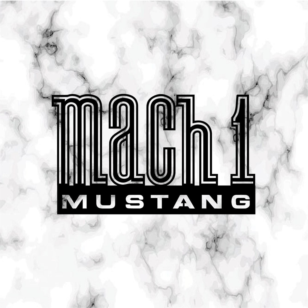 Mustang Mach1 Metal Sign: Garage Wall Art Decor - Etsy