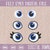 Felt Eye Files SVG PNG, Digital Download, Layered Svg, Sublimation Png ...
