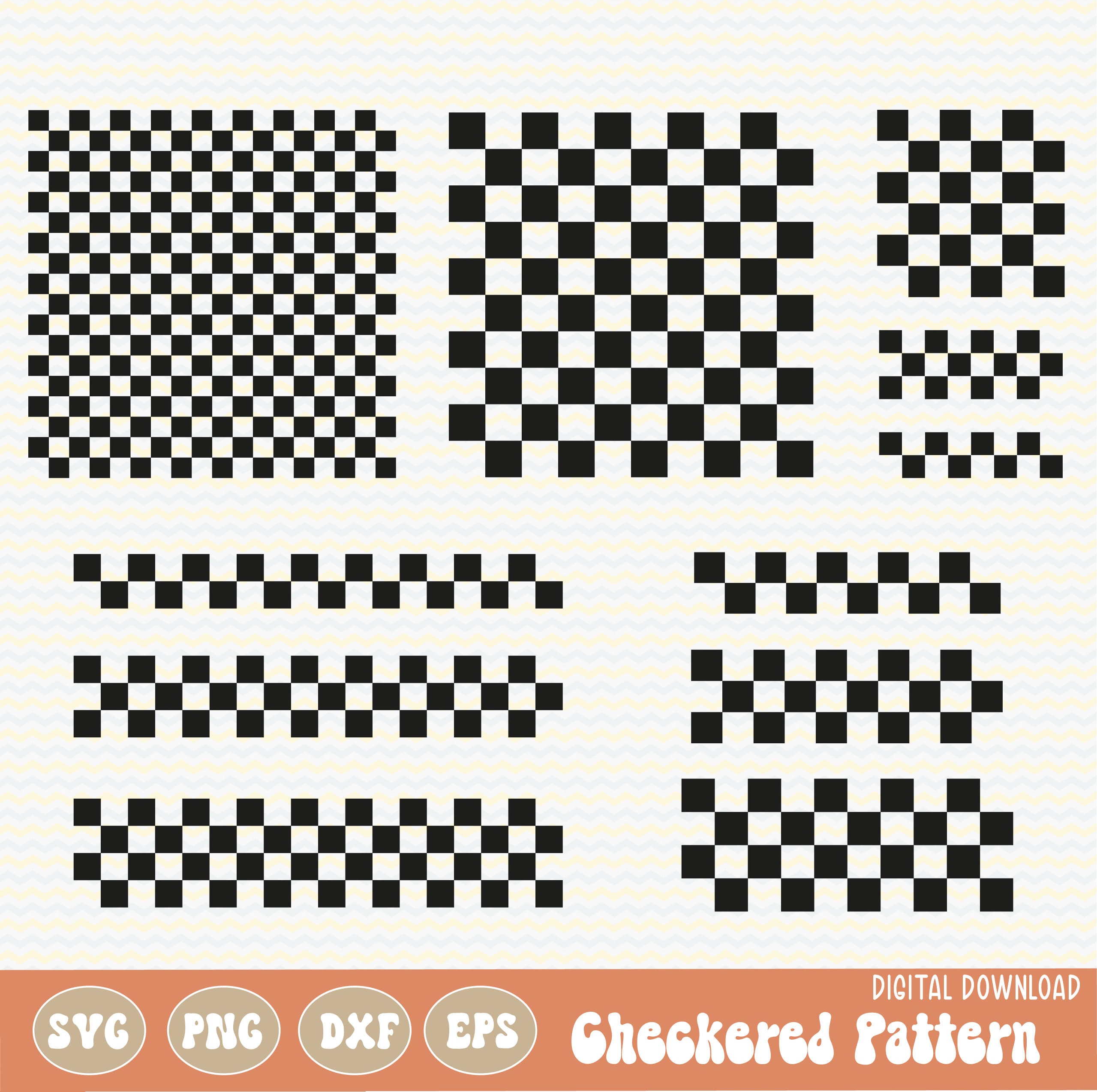 SVG PNG Checkered Pattern, Checkerboard, Retro Geometric Background ...
