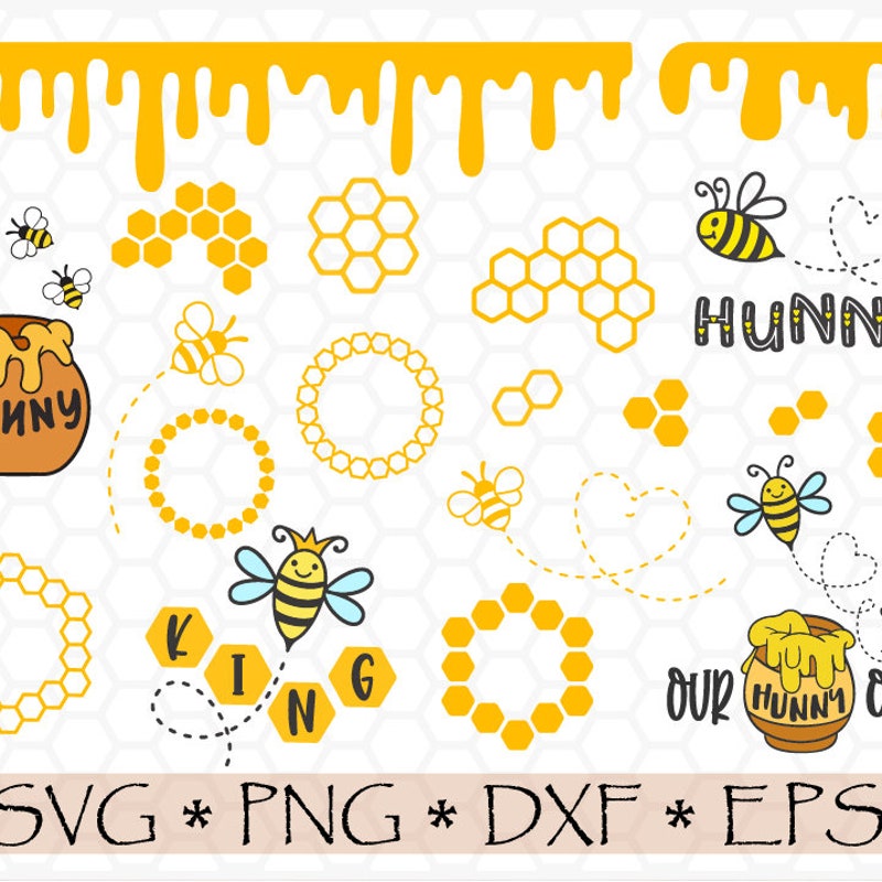 Honey Pot Svg - Etsy