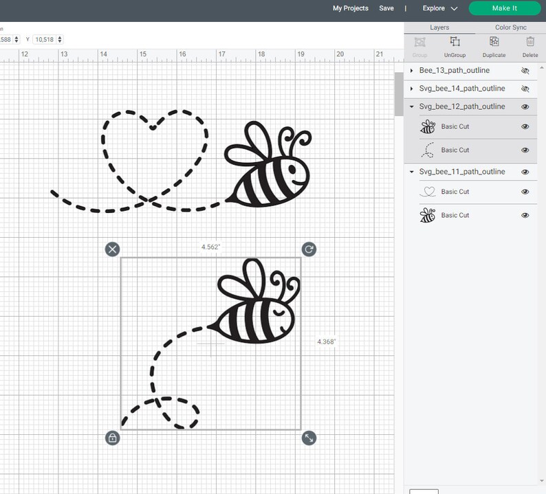SVG PNG Flying Cartoon Honey Bee Bundle, Path Bee, Track, Flying Bee ...