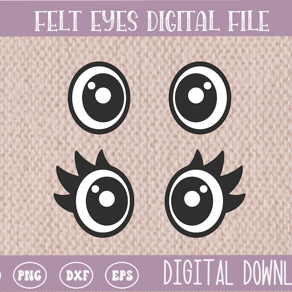 Cute Eyes Svg - Etsy