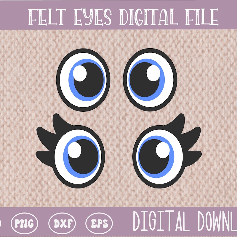 Cute Eyes Template - Etsy