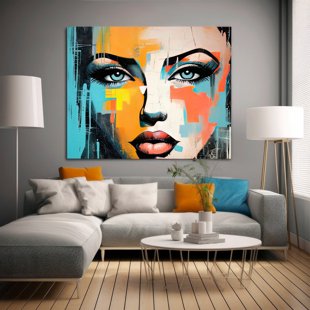 Retro Woman Print INSTANT DOWNLOAD Gallery Wall Art Printable Decor ...