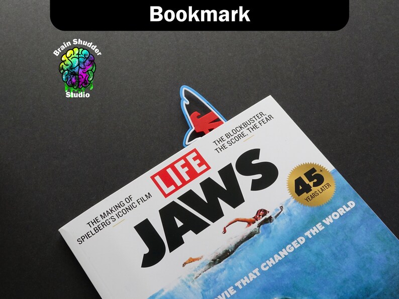 Jaws Bookmark | Shark Week | Gifts for Horror Movie Fans - Etsy