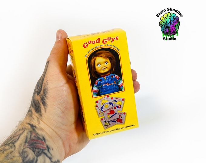 Child's Play Chucky Doll Box | Ships to You Cut, With Fold Lines Scored ...