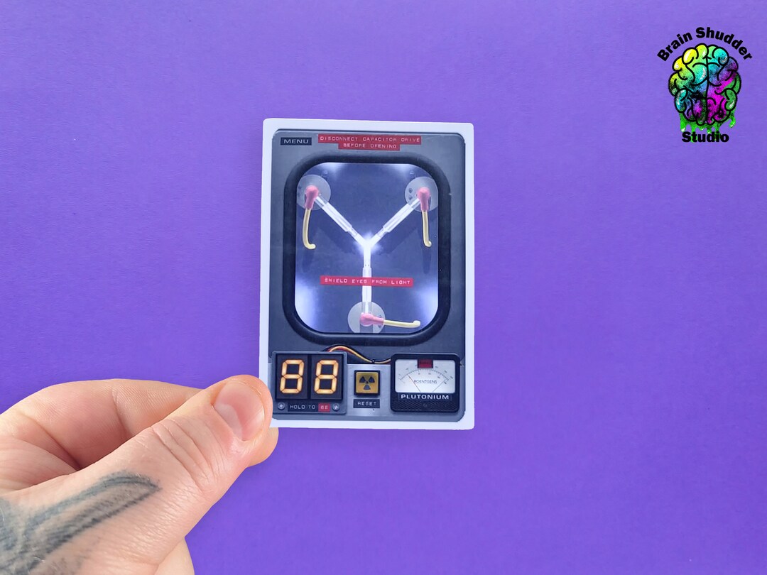 Flux Capacitor Sticker | Back to the Future | Gifts for Movie Fans - Etsy