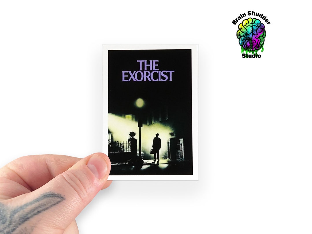 The Exorcist Poster Sticker | Gifts for Horror Movie Fans! - Etsy
