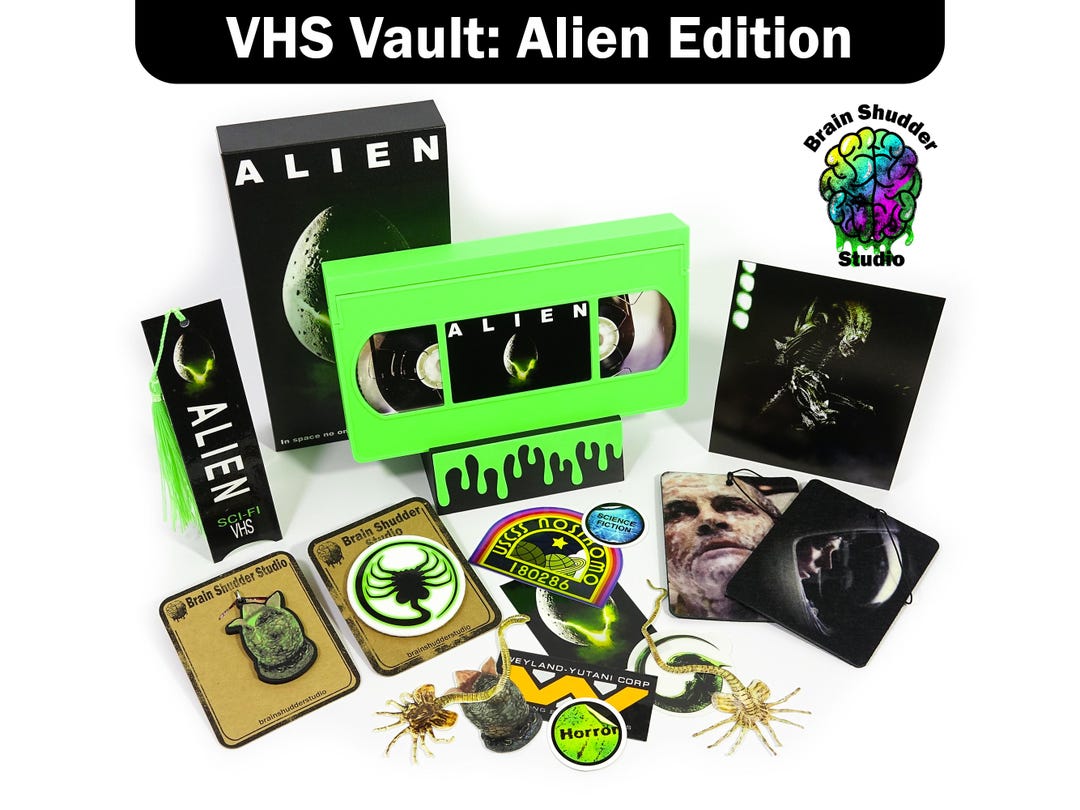 VHS Vault: Alien Edition | Trinket Storage Box | Gifts for Sci-fi Movie ...