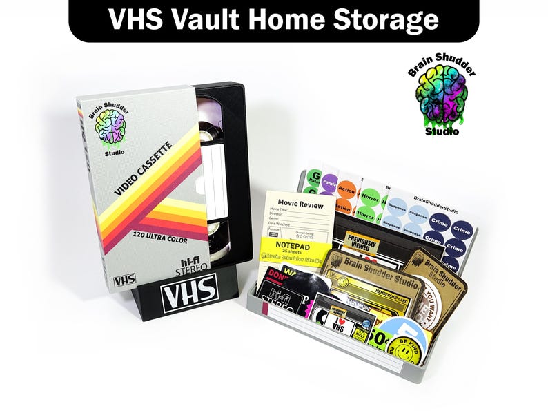VHS Vault Home Storage | Trinket Storage Box | Gifts for Movie Fans - Etsy