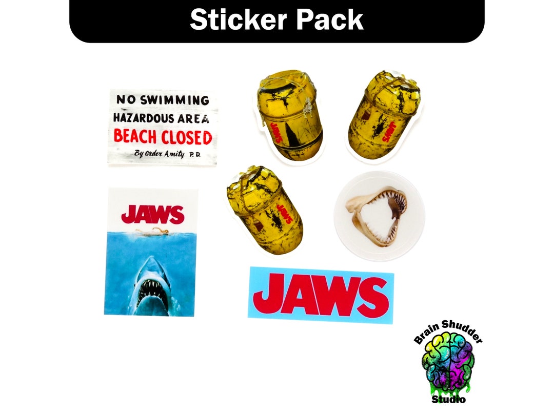 Jaws Sticker Pack | Shark Week - Etsy