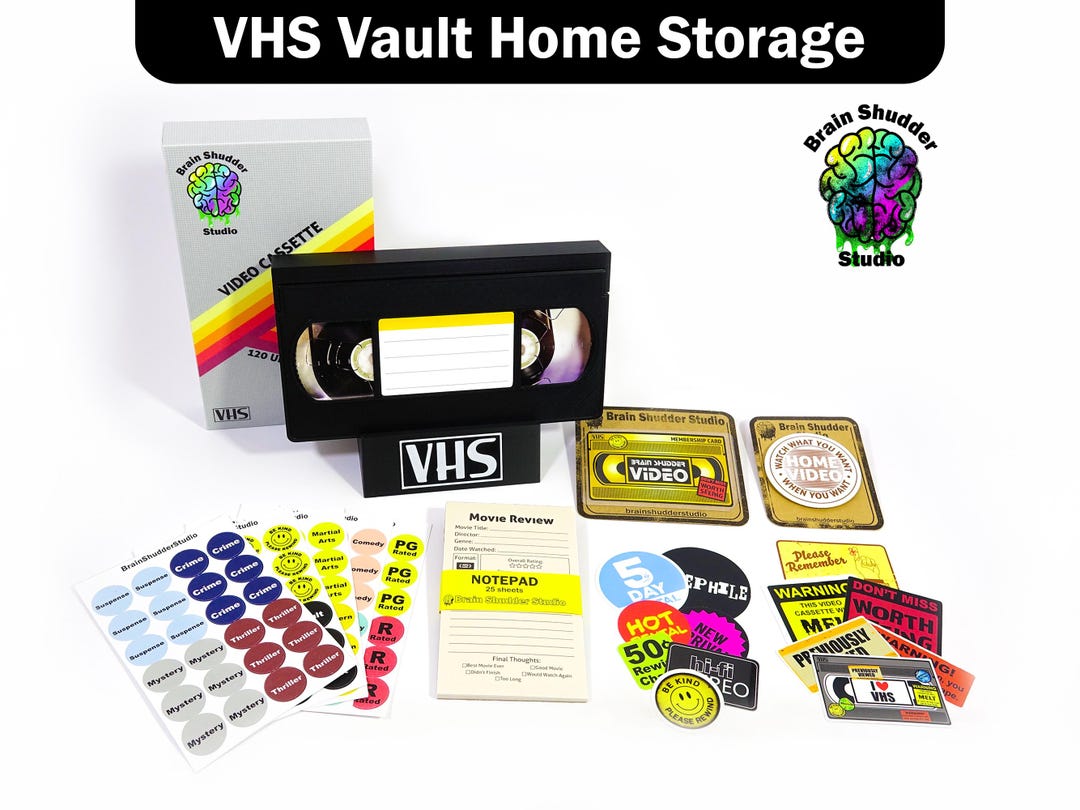 VHS Vault Home Storage | Trinket Storage Box | Gifts for Movie Fans - Etsy