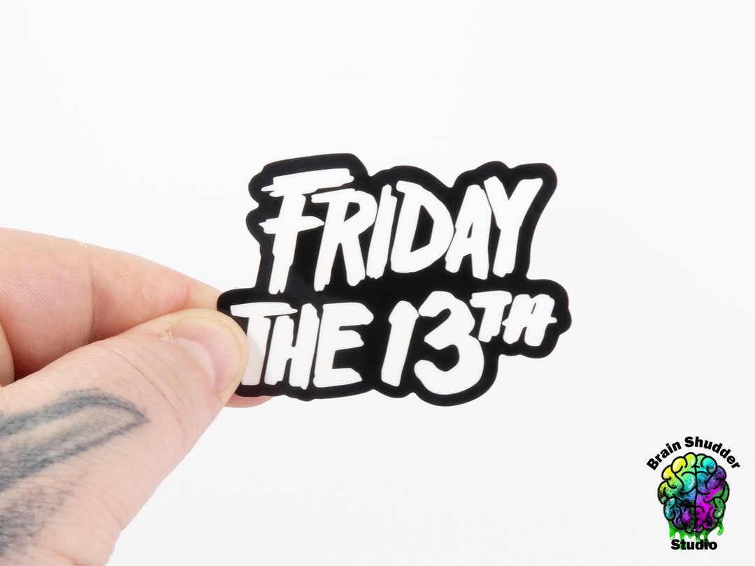 Friday the 13th Sticker | Gifts for Horror Movie Fans - Etsy