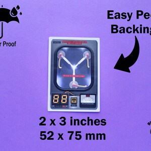 Flux Capacitor Sticker | Back to the Future | Gifts for Movie Fans - Etsy