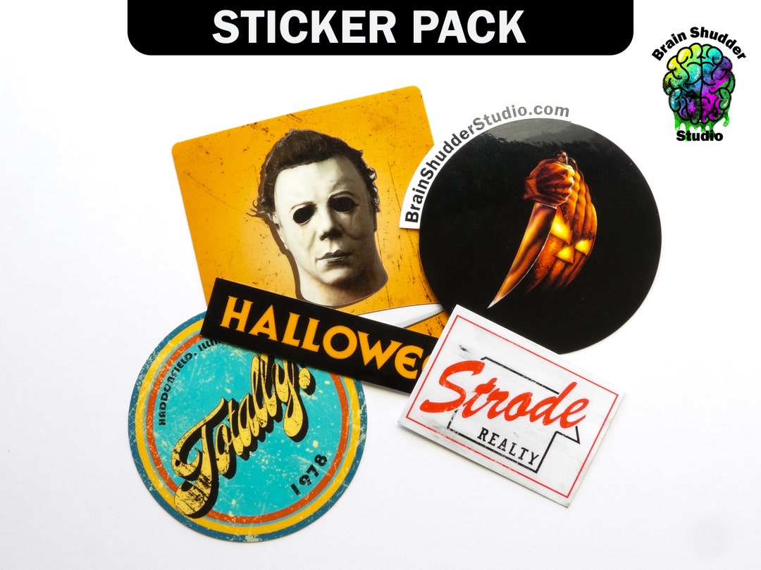 Halloween Movie Sticker Pack | Gifts for Horror Movie Fans - Etsy