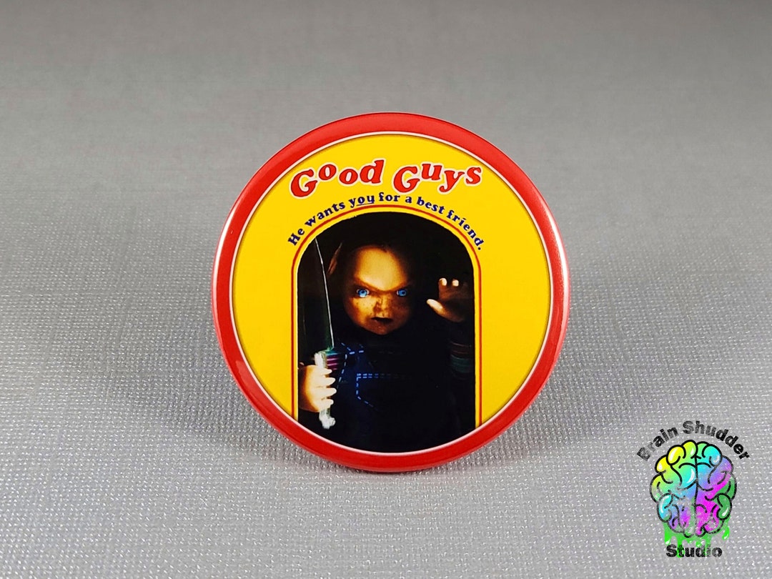 Chucky Button Pin | Gift for Horror Movie Fans - Etsy