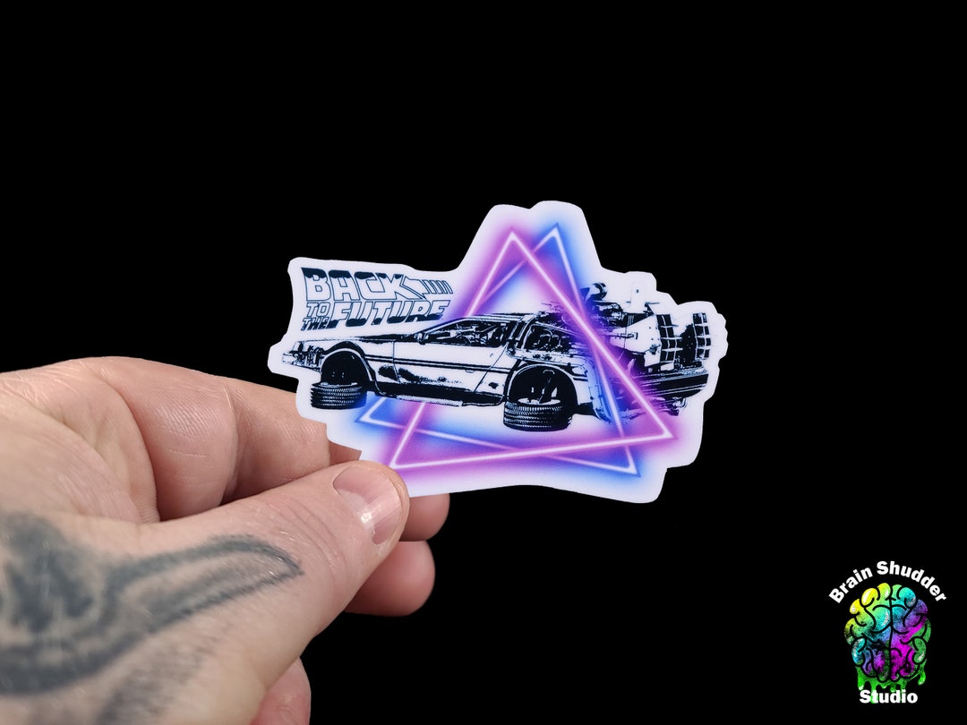 Delorean Sticker Back to the Future Gifts for Movie Fans - Etsy