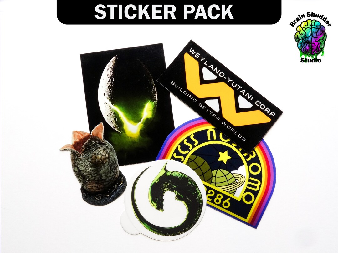Alien Xenomorph Sticker Pack | Alien Movie | Gifts for Sci-fi Fans - Etsy