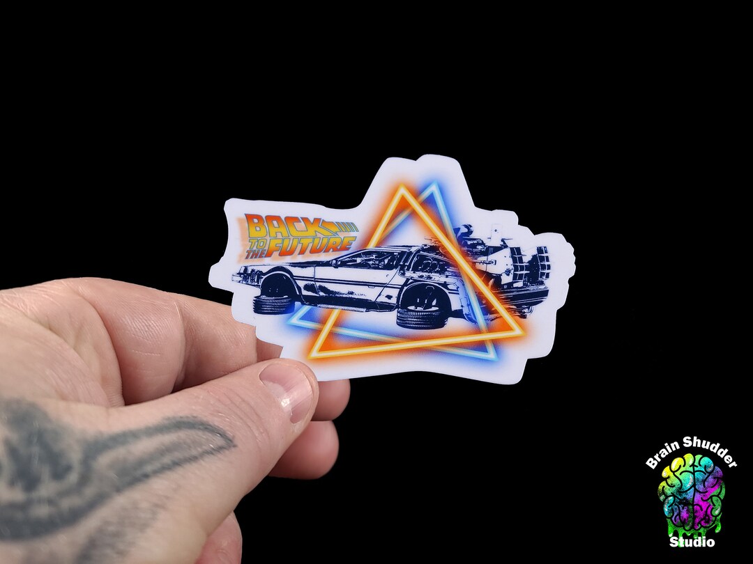 Delorean Sticker Back to the Future Gifts for Movie Fans - Etsy