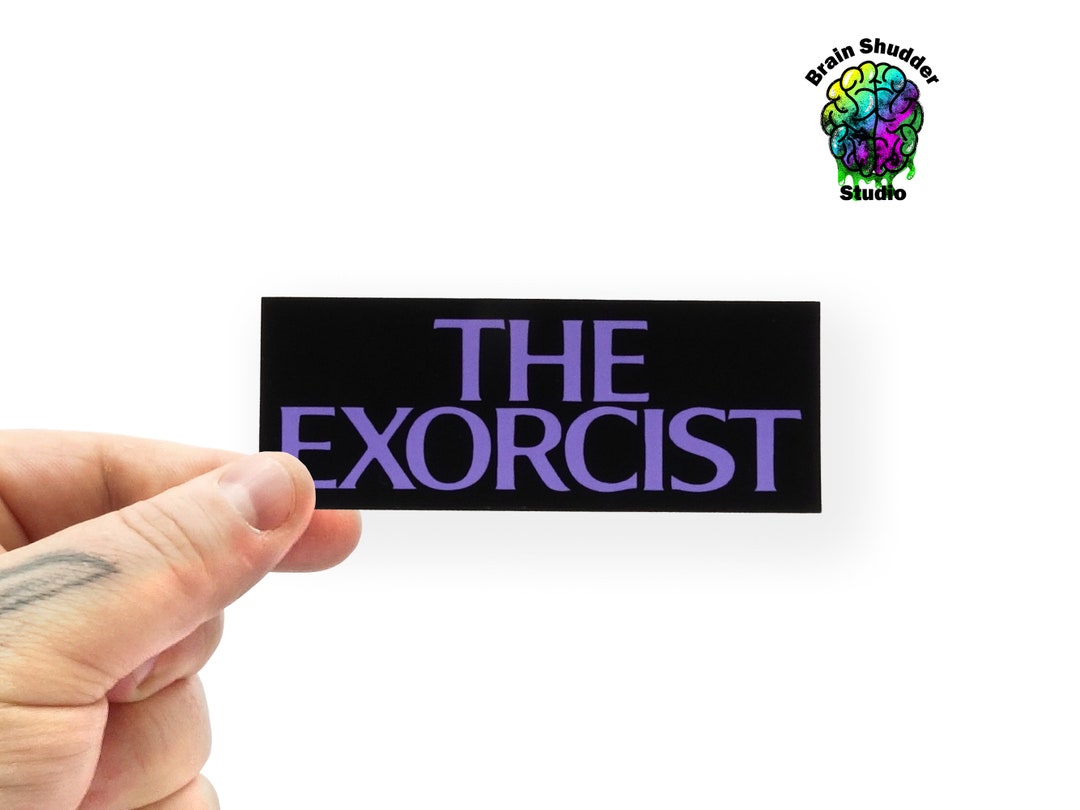 The Exorcist Title Sticker | Gifts for Horror Movie Fans! - Etsy