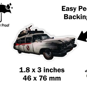 Ghostbusters ECTO-1 Sticker | Gifts for Movie Fans - Etsy