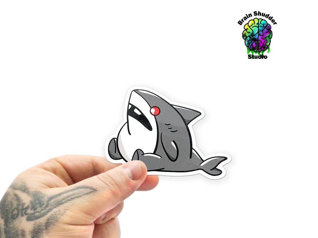 Chubby Shark Sticker | Bruth Jarth - Etsy