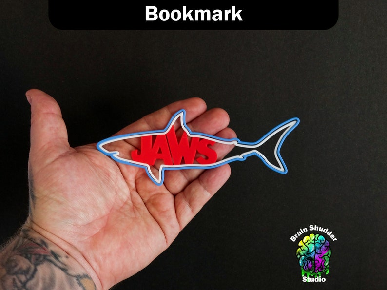 Jaws Bookmark | Shark Week | Gifts for Horror Movie Fans - Etsy