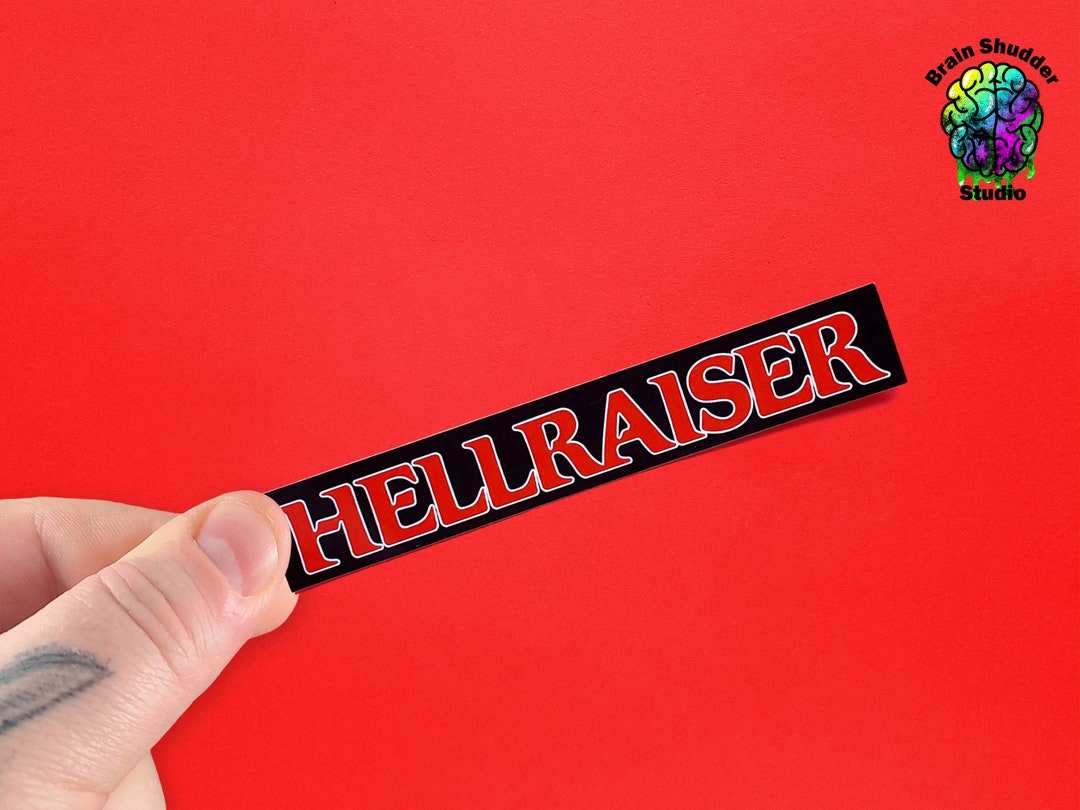 Hellraiser Title Sticker | Gifts for Horror Movie Fans - Etsy