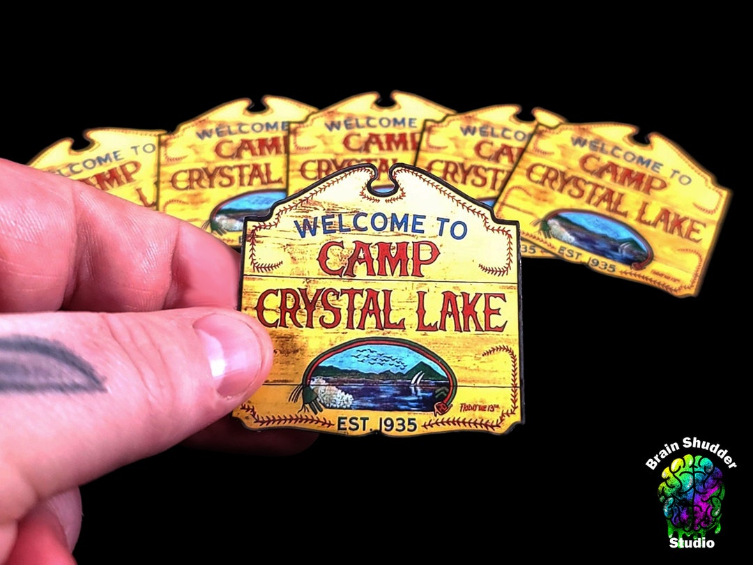 Camp Crystal Lake Sticker | Friday the 13th | Gifts for Horror Movie ...