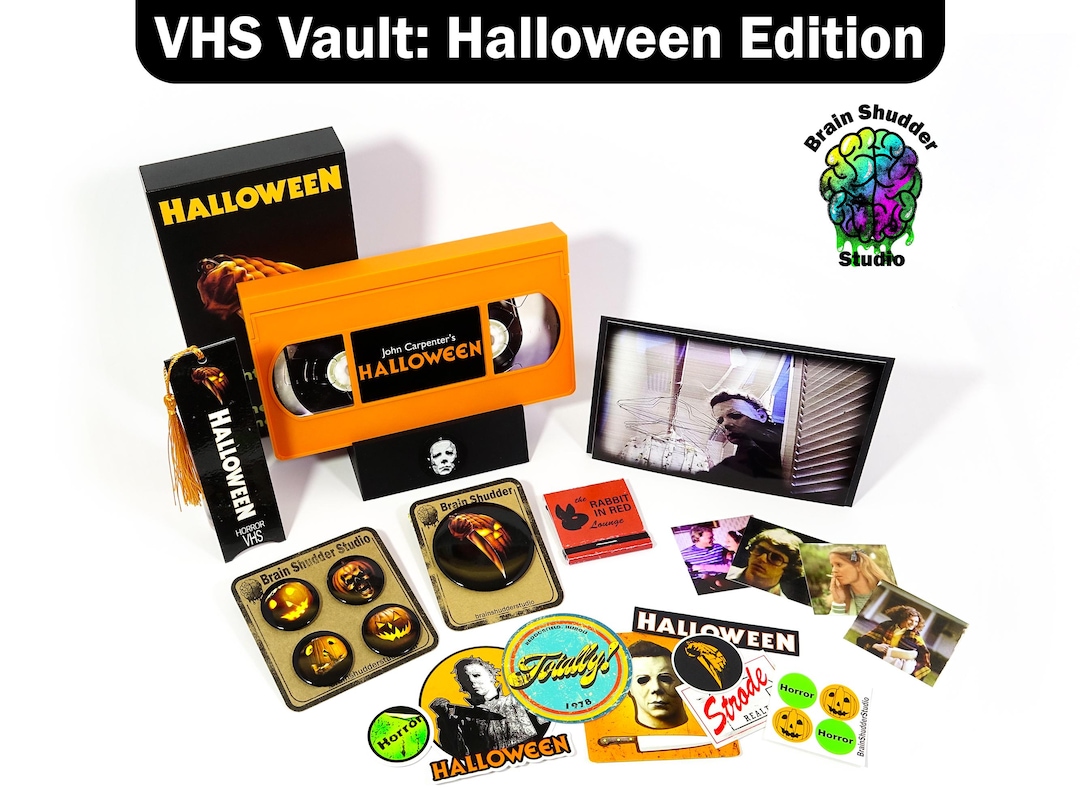 Halloween Movie Gift Box | VHS Storage Box | Michael Myers Horror ...