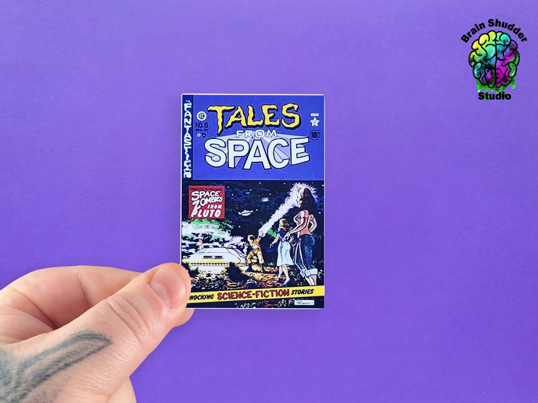 Tales From Space Comic Book Cover Sticker | Back to the Future | Gifts ...