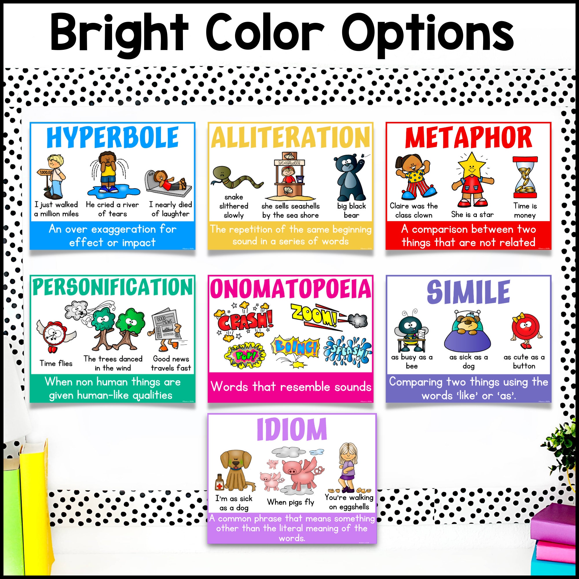 Figurative Language Posters, English Classroom Posters, Writing Posters ...