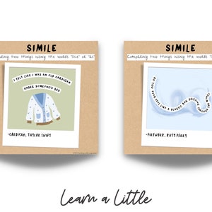 Figurative Language Posters, English Classroom Decor, Modern Class ...