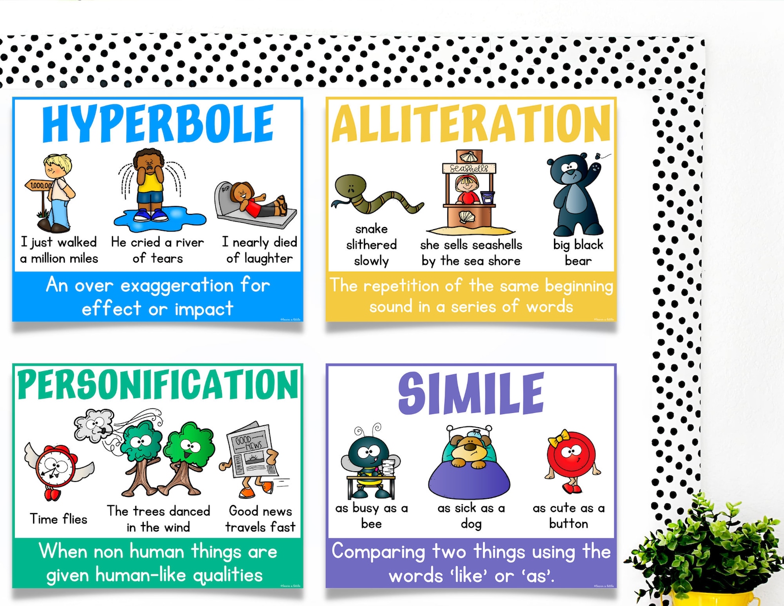 Figurative Language Posters, English Classroom Posters, Writing Posters ...