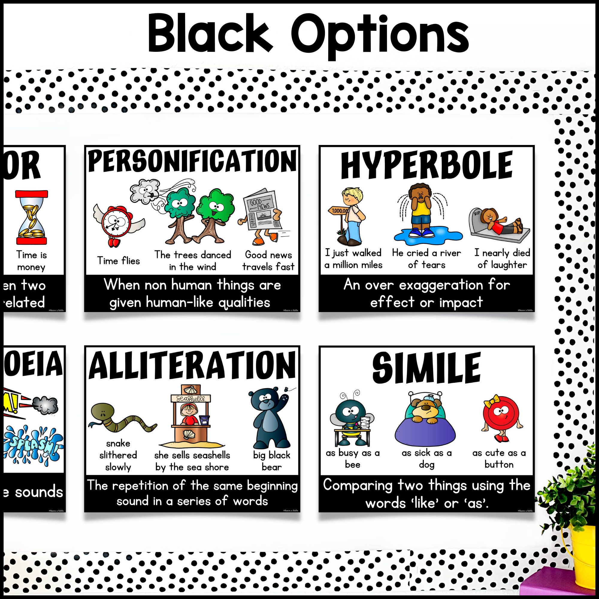 Figurative Language Posters, English Classroom Posters, Writing Posters ...