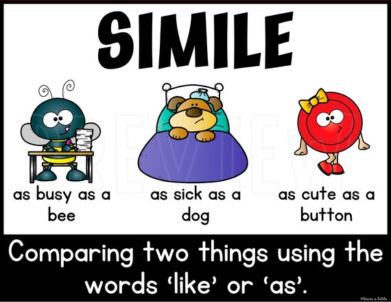 Simile And Metaphor Clipart