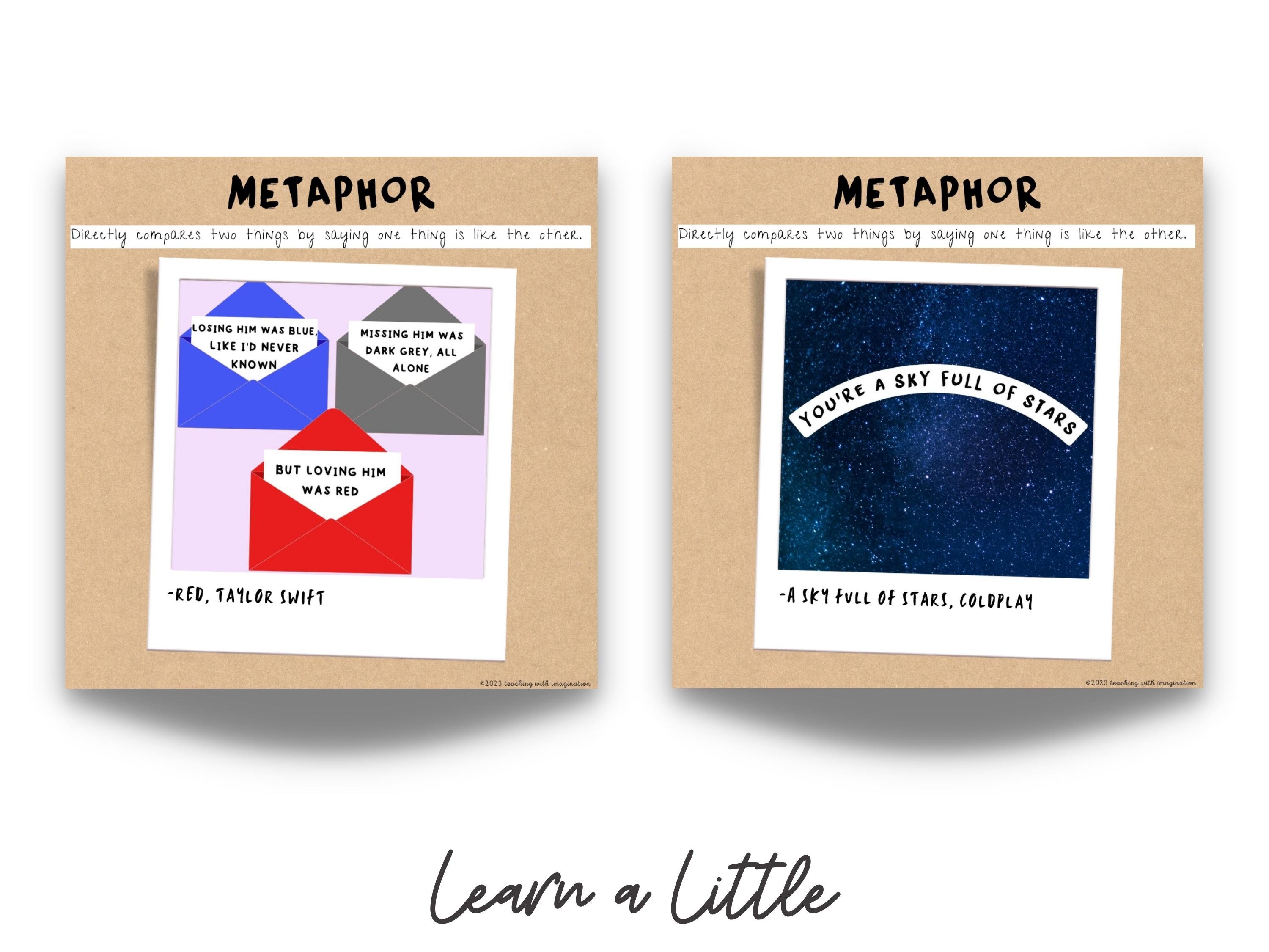Figurative Language Posters, English Classroom Decor, Modern Class ...