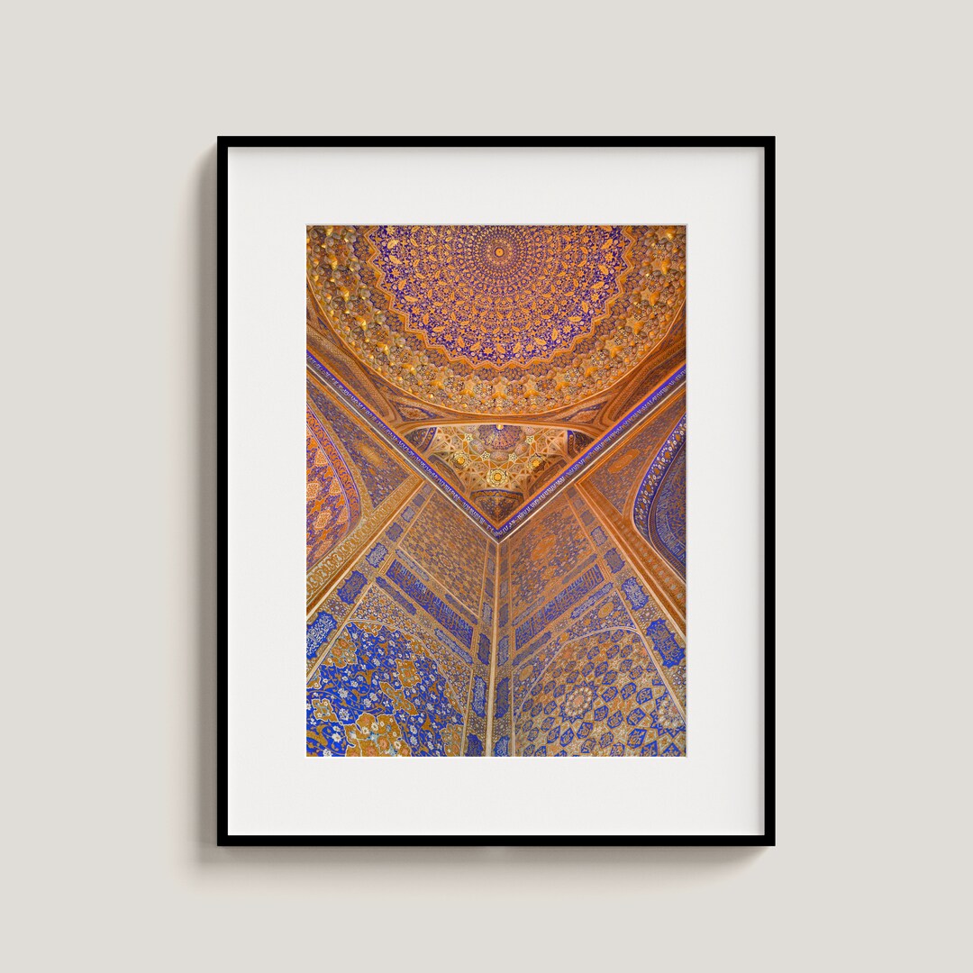 Islamic Patterns, Architecture Photo, Registan Square | Digital Print ...